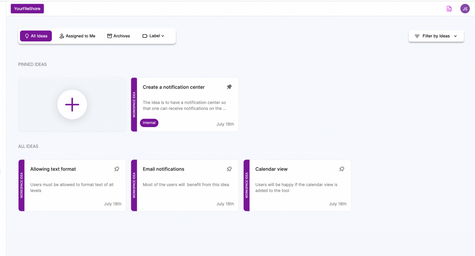 What is Ideation and What is the correct order of it's process? | Glossary